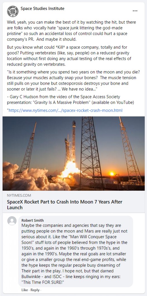 Space Studies Institute | Technology for Human Space Settlement